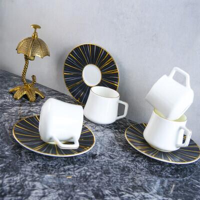 Evaliza Sun Light Double 6 Kişilik Kahve Fincan Takımı 130 ml | Gallery ...