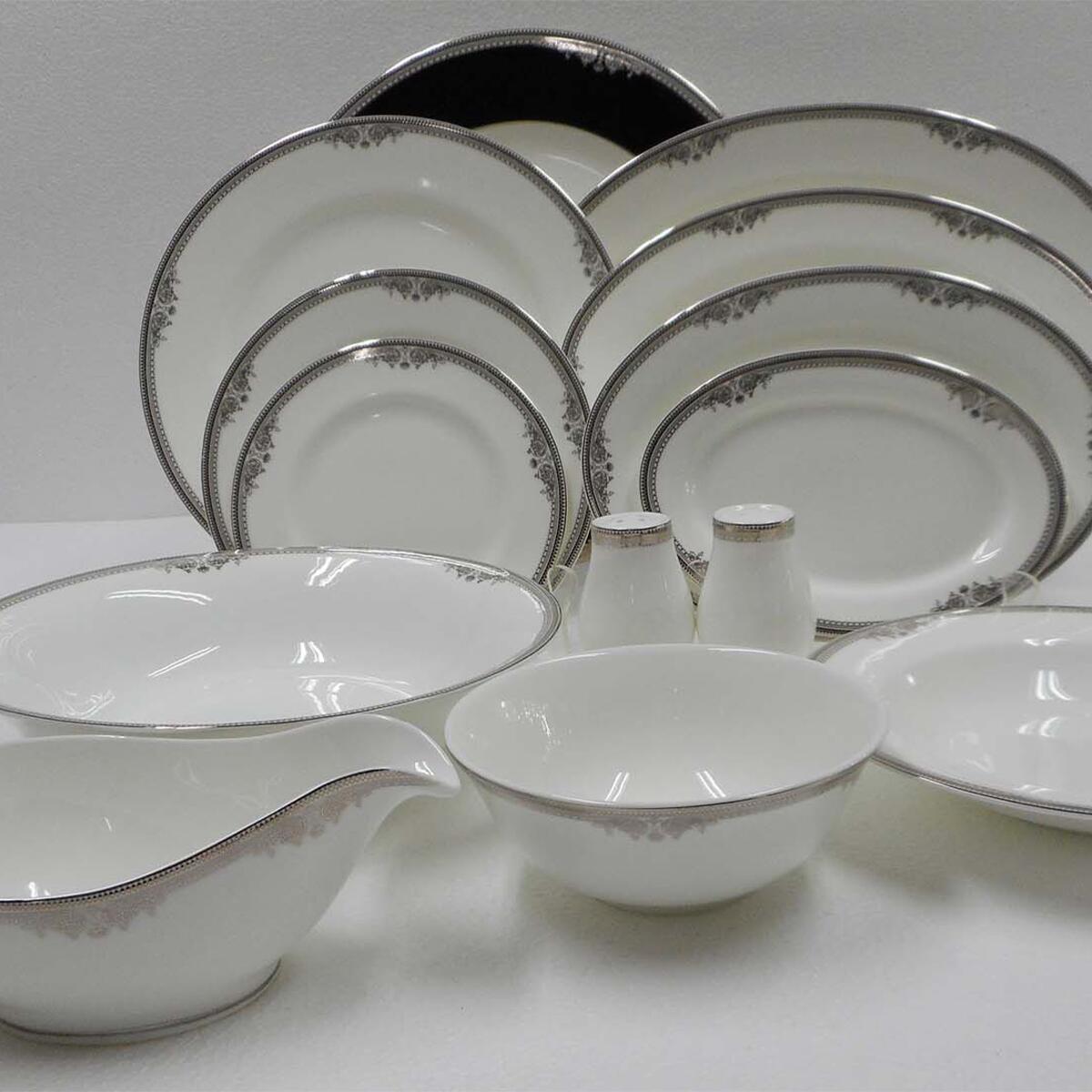 Evaliza Versailles Platin 101 Parça 12 Kişilik Yemek Takımı | Gallery ...