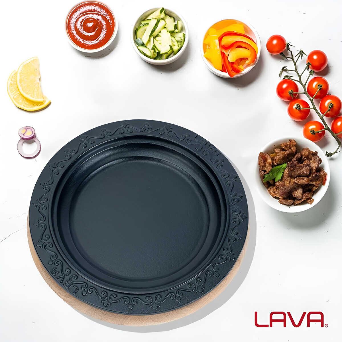 Lava Döküm Oval Döner Kebap Tabağı 28x20 cm | Gallery Crystal