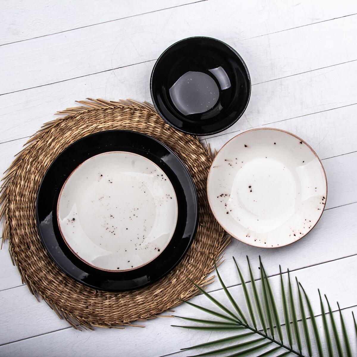 Tulu 24 Parça Yemek Seti Deniz Kombin Antik | Gallery Crystal