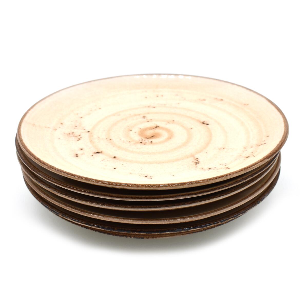 Tulu Reactive Cappucino 25 Cm Servis Tabağı 6 Parça | Gallery Crystal